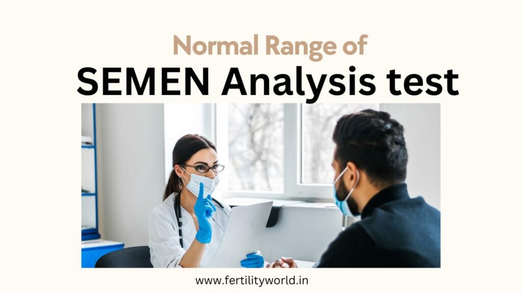 SEMEN ANALYSIS TEST COST | FERTILITYWORLD
